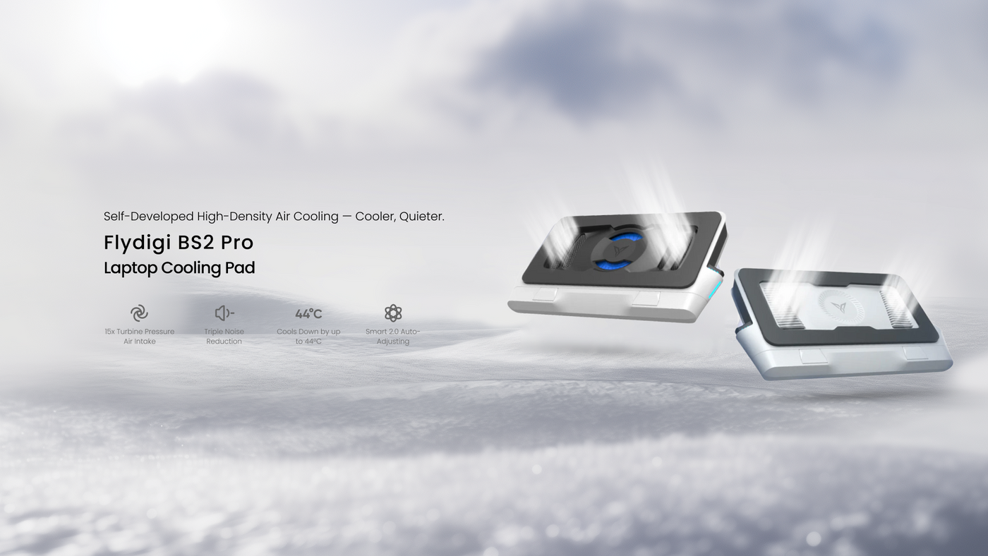 ️ Flydigi BS2 Pro Laptop Cooling Pad: Keep Your Laptop Ice-Cold Under