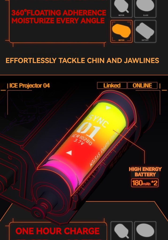 Yoose ICE Electric Shaver EVA Limited Edition – GadgetHyper