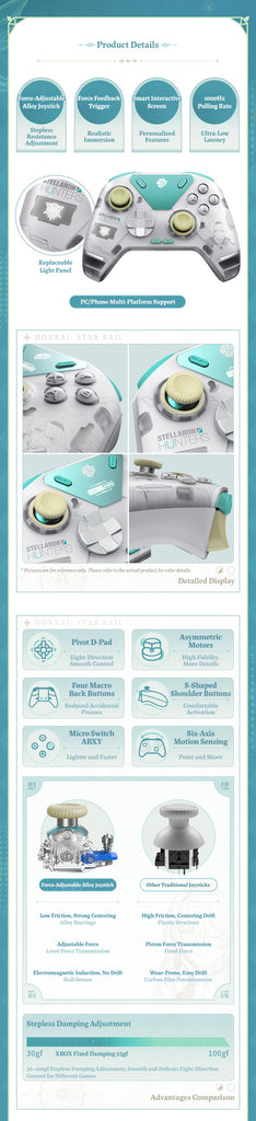 Flydigi APEX 4 Wireless Controller Honkai: Star Rail Firefly Limited E ...