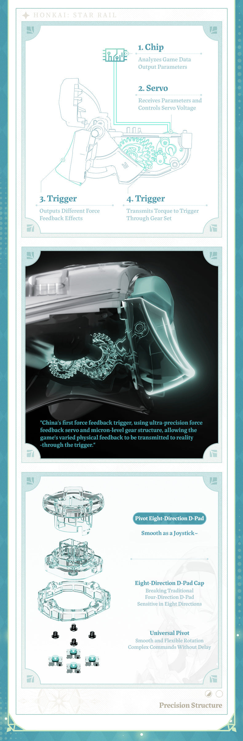 Flydigi APEX 4 Wireless Controller Honkai: Star Rail Firefly Limited E ...